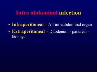 Intra-Abdominal infection the lect #.ppt