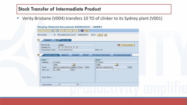 Intra company transfer pricing using sap material ledger | PDF