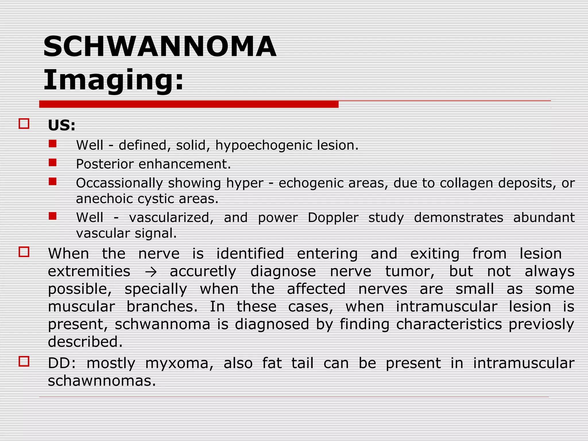 Intra muscular non - traumatic lesions - ultrasonographic evaluation | PPT