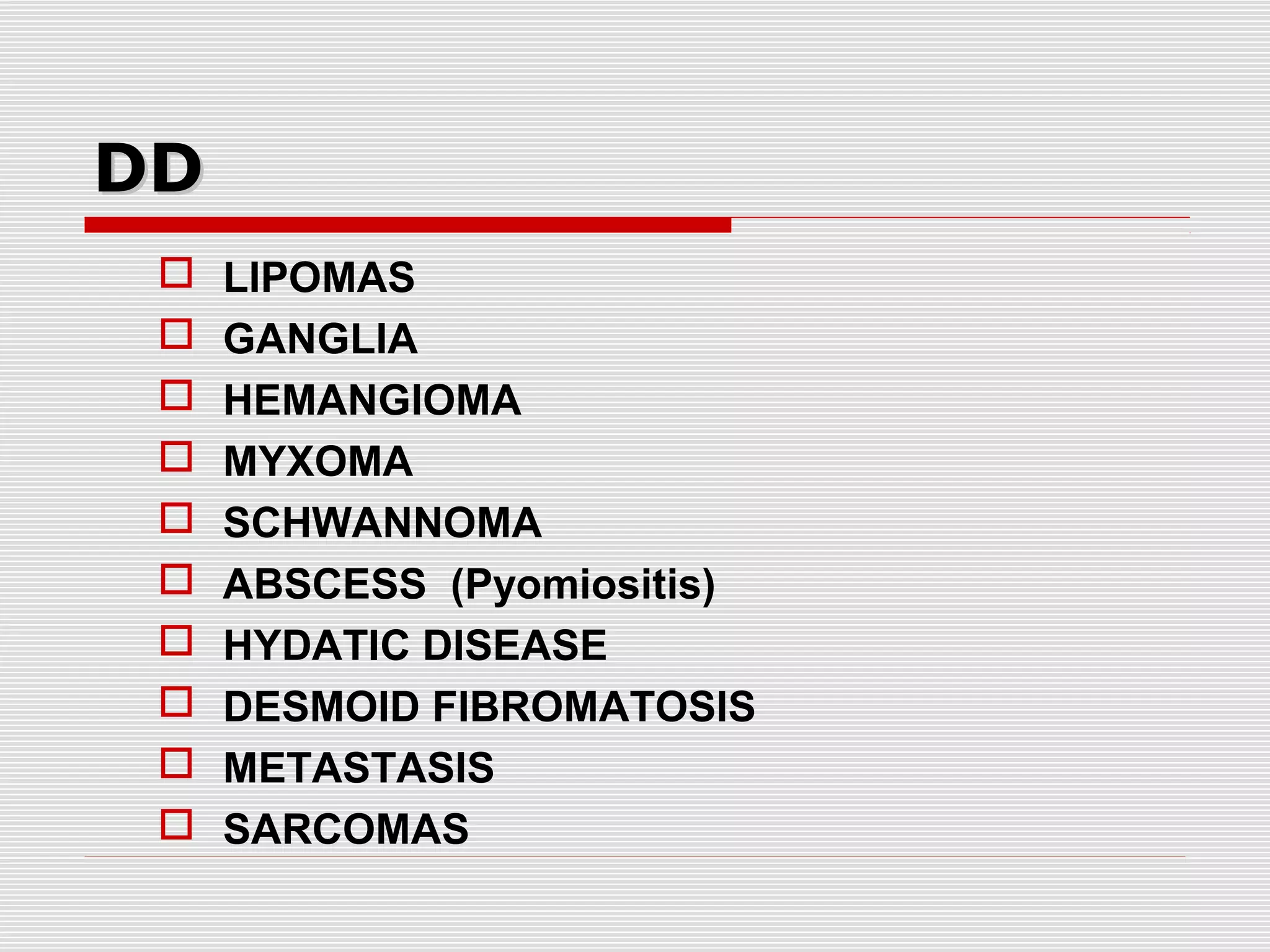 Intra muscular non - traumatic lesions - ultrasonographic evaluation | PPT