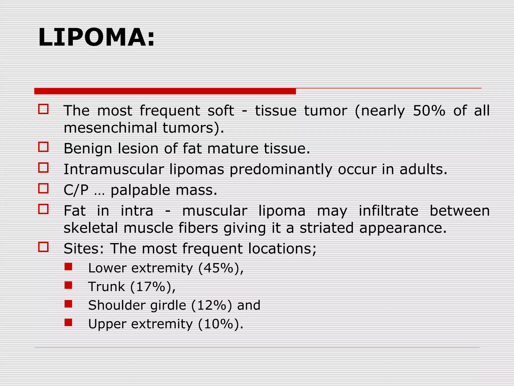 Intra muscular non - traumatic lesions - ultrasonographic evaluation | PPT