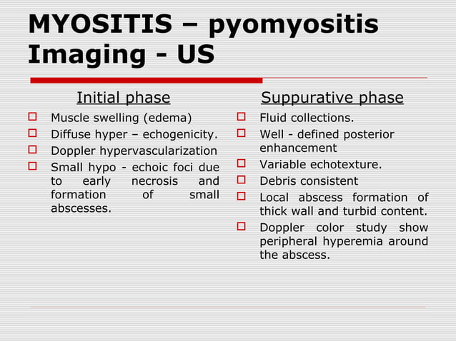Intra muscular non - traumatic lesions - ultrasonographic evaluation | PPT