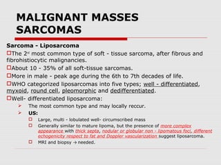 Intra muscular non - traumatic lesions - ultrasonographic evaluation | PPT