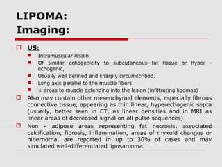 Intra muscular non - traumatic lesions - ultrasonographic evaluation | PPT