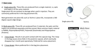 Intra Ocular lens | PPTX