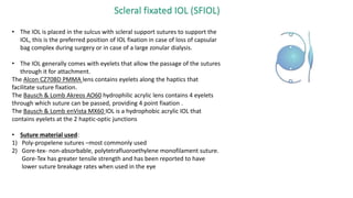 Intra Ocular lens | PPTX
