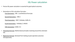 Intra Ocular lens | PPTX