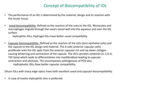 Intra Ocular lens | PPTX