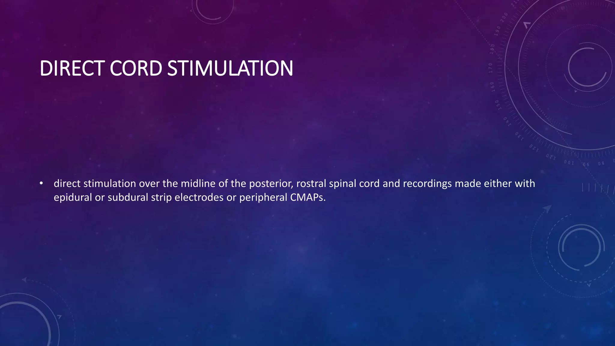 Intra Operative Neurophysiological Monitoring Pptx
