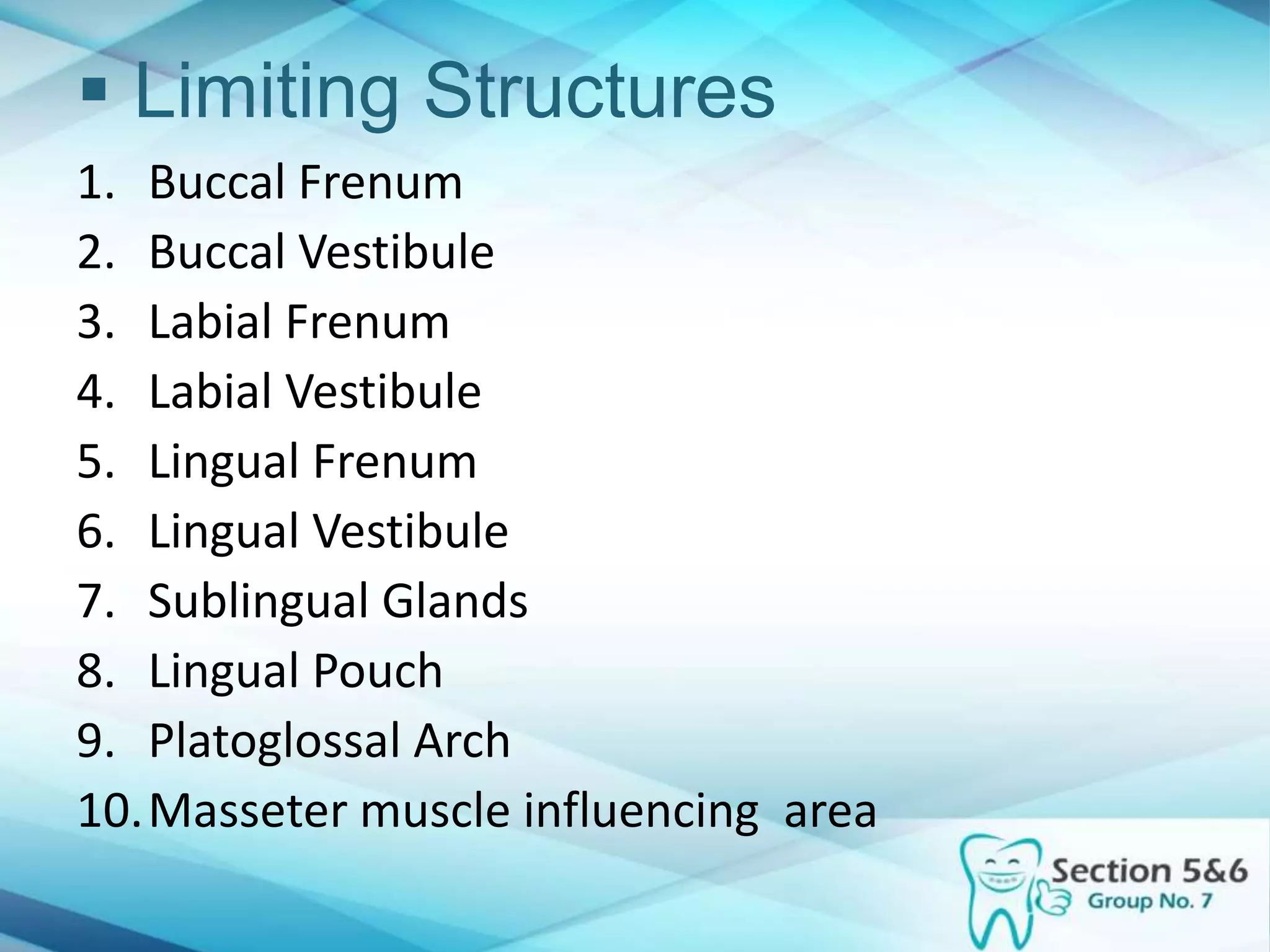 Intra oral mandibular landmarks | PPTX