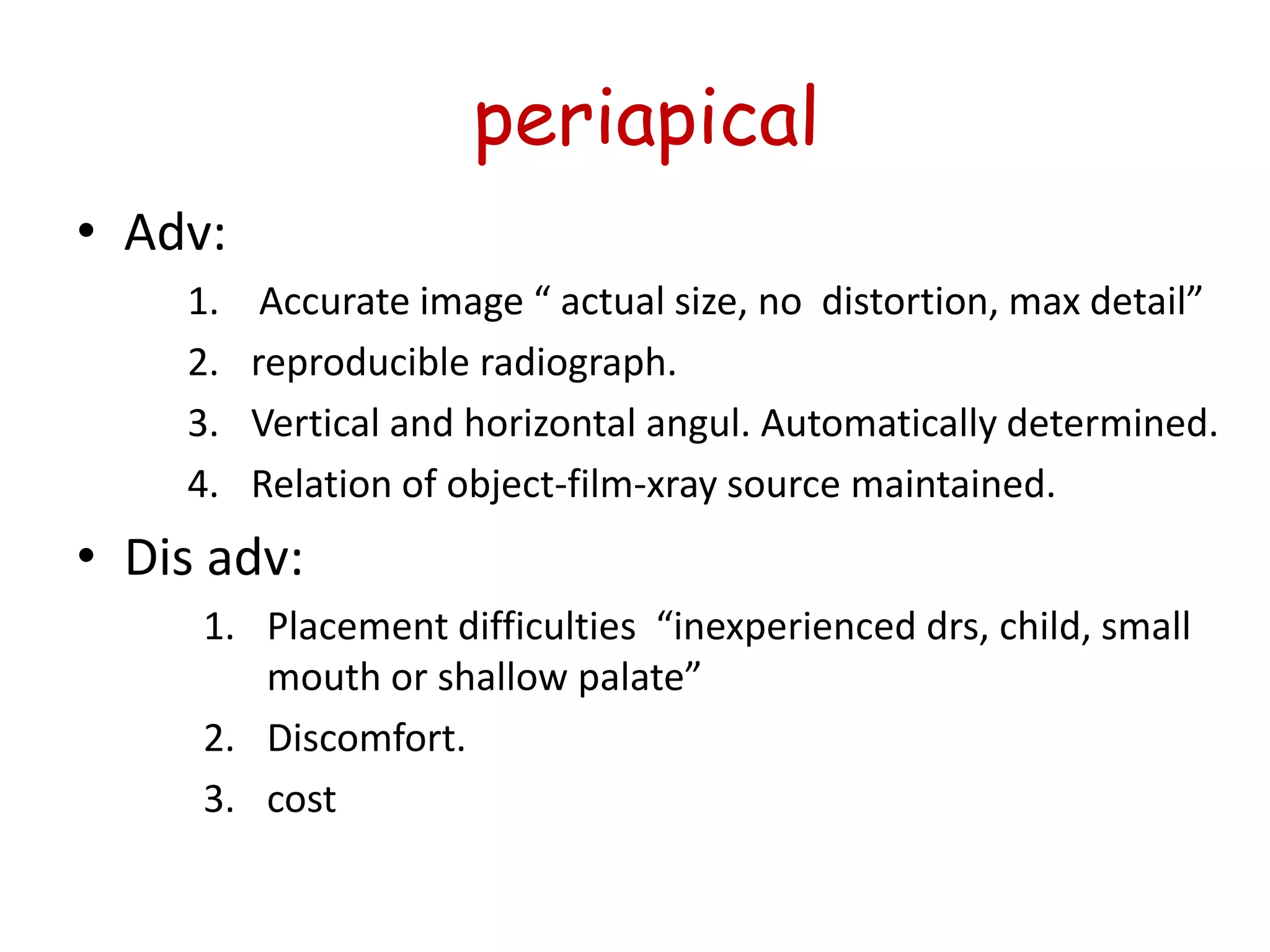 Intra oral radiograph techniques | PPTX