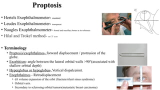 Intra-orbital tumors - Diagnosis & Management Part 1 | PPTX