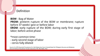 Nursing Care Management 109 Intrapartal care | PPT