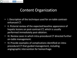 Intra procedural ct during rfa final | PPT