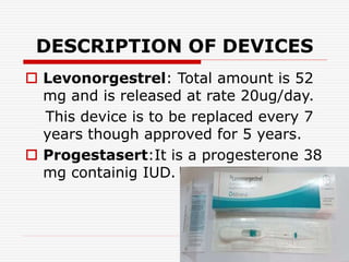 INTRA-UTERINE DEVICES.ppt | Pregnancy | Reproductive Health