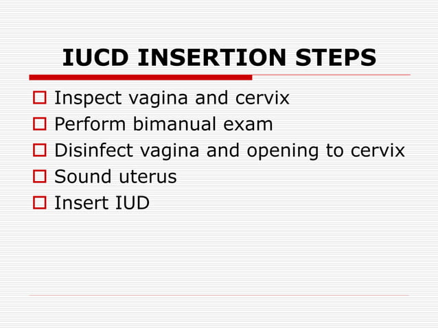 INTRA-UTERINE DEVICES.ppt | Pregnancy | Reproductive Health