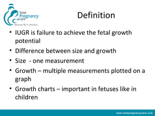 Intra uterine growth restriction | PPT