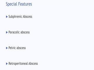 Intra Abdominal Abscess.ppt for of surgery | PPTX