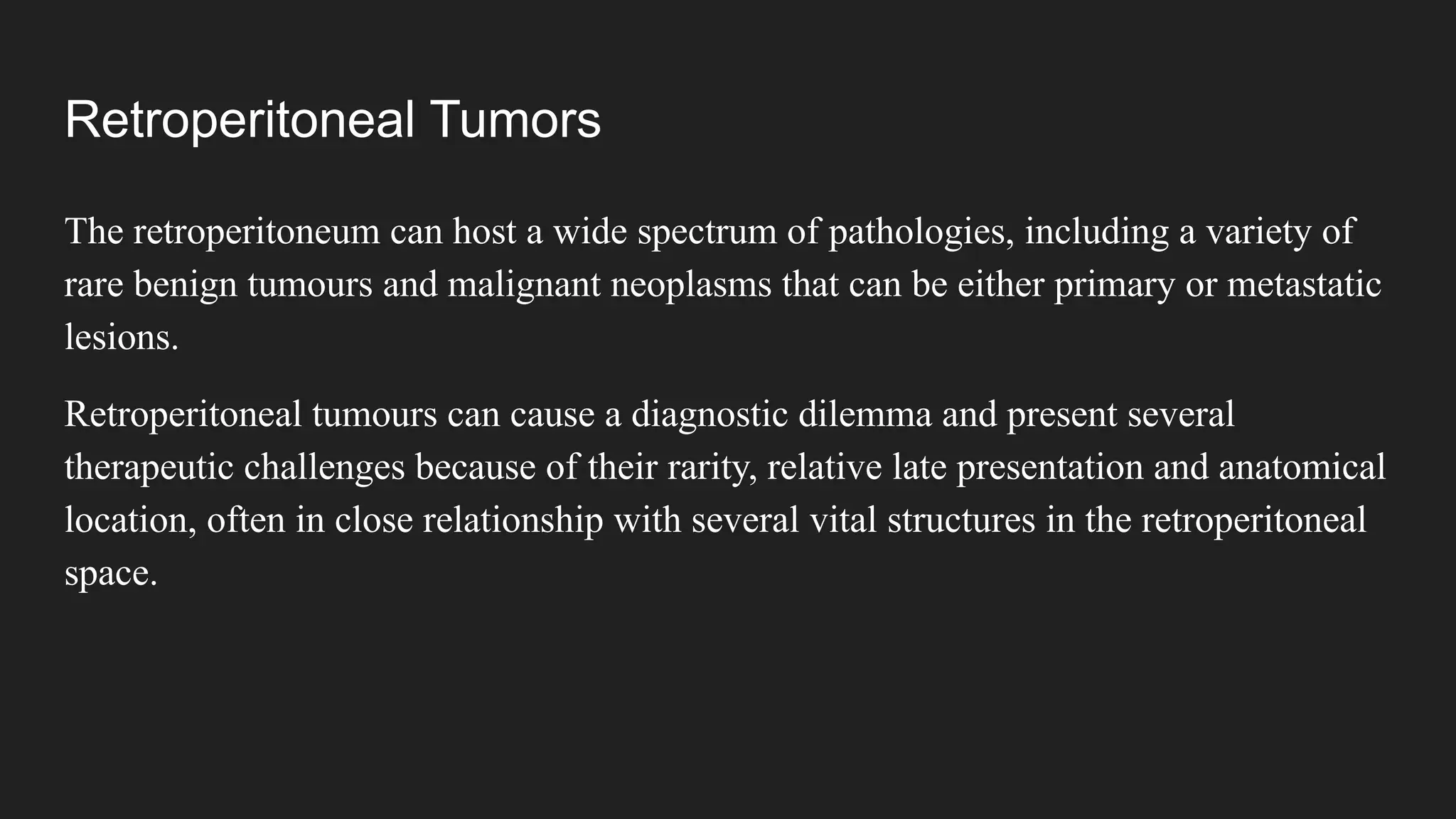 Intra Abdominal Abscess Mesenteric Cyst Retroperitoneal Tumors.pptx
