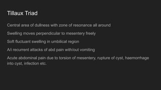 Intra Abdominal Abscess Mesenteric Cyst Retroperitoneal Tumors.pptx