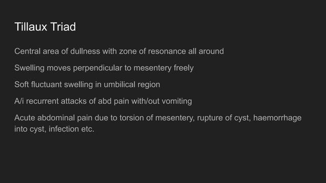 Intra Abdominal Abscess Mesenteric Cyst Retroperitoneal Tumors.pptx ...