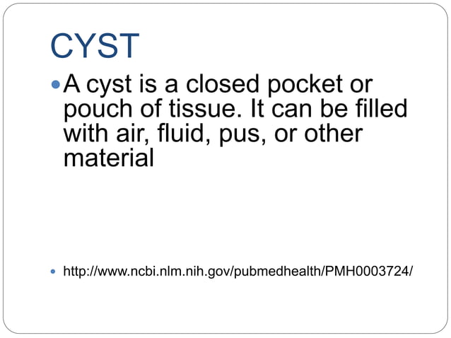 Intra abdominal cysts in children | PPTX