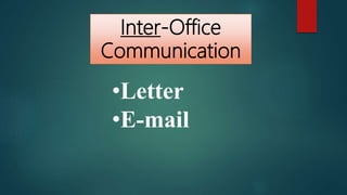 Intra and Inter office communication - Memo, Circular, Agenda and ...