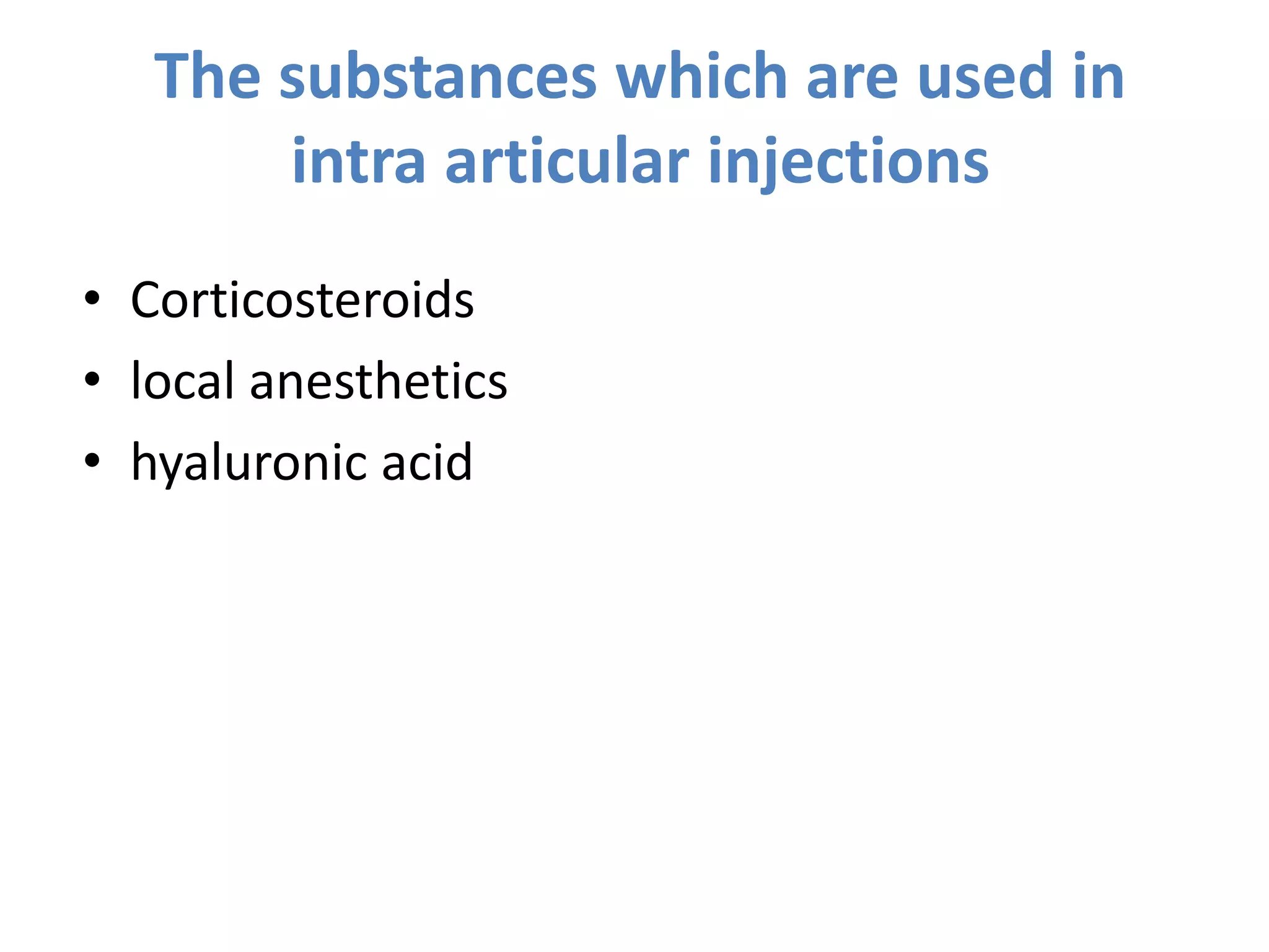 Intra articular injection by dr. ahmed shedeed | PPTX