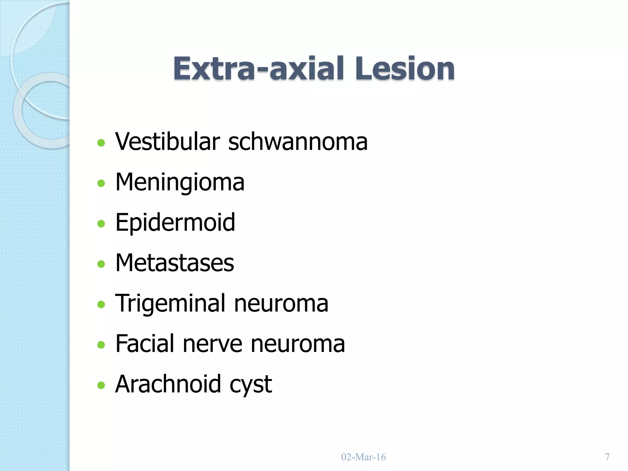 Intra axial posterior fossa tumor | PPTX
