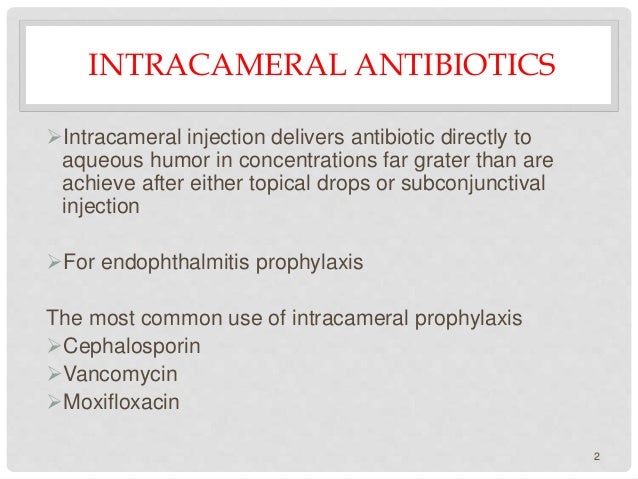 Intracameral AB