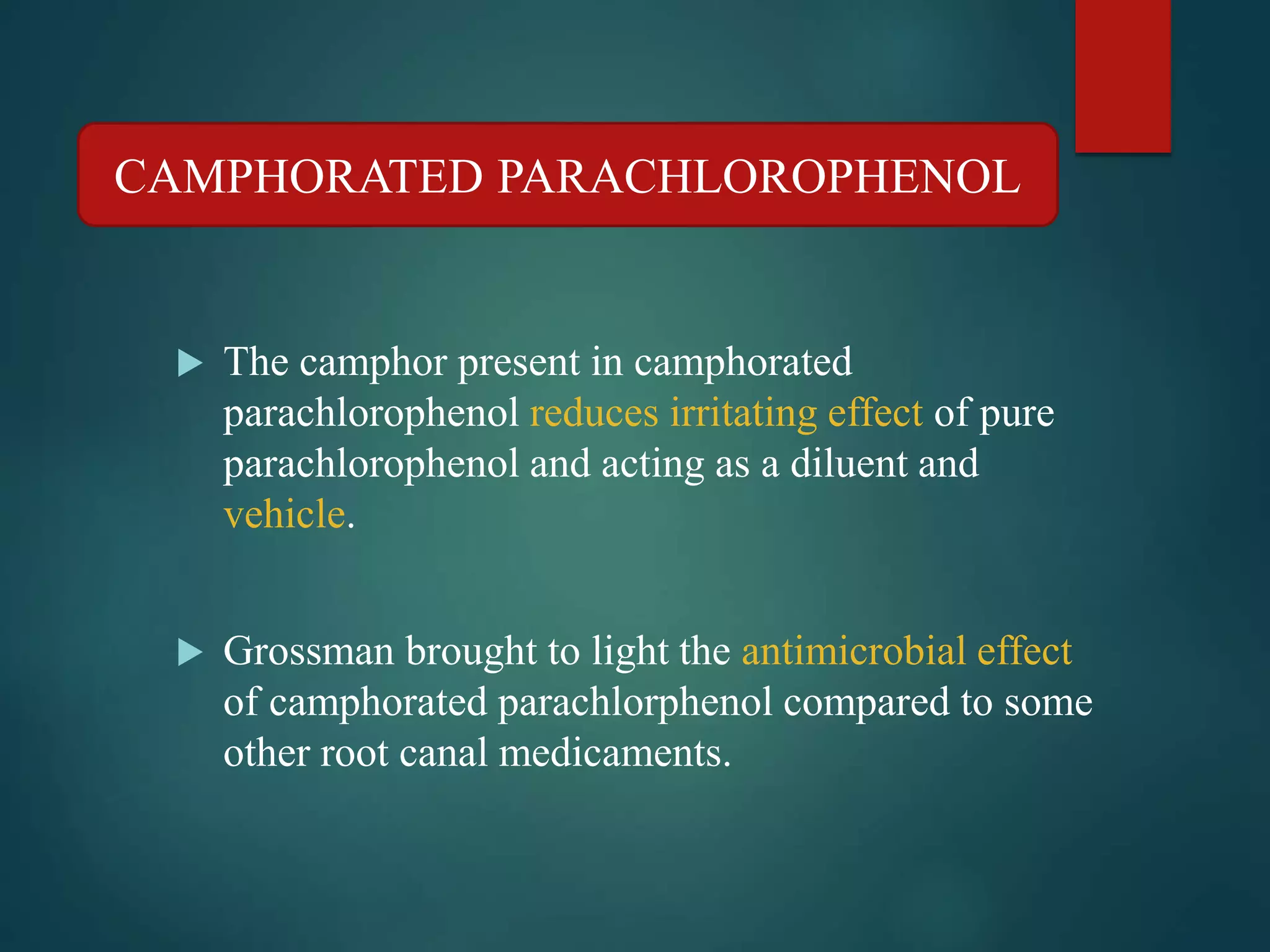 Intracanal medicaments | PPTX