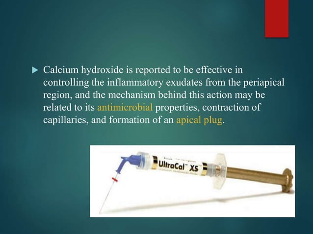 Intracanal medicaments | PPTX