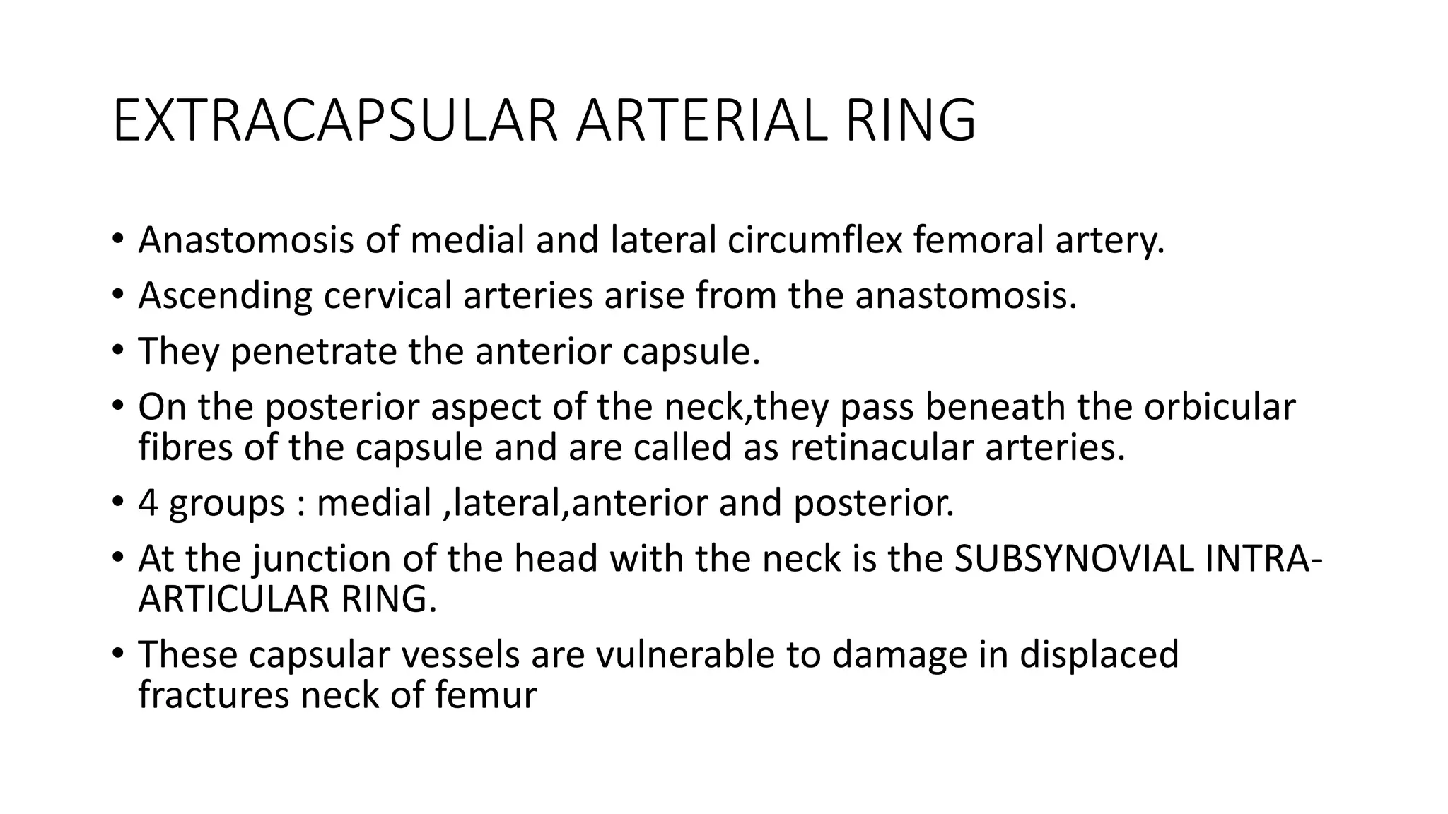 Intracapsular fracture neck of femur | PPTX
