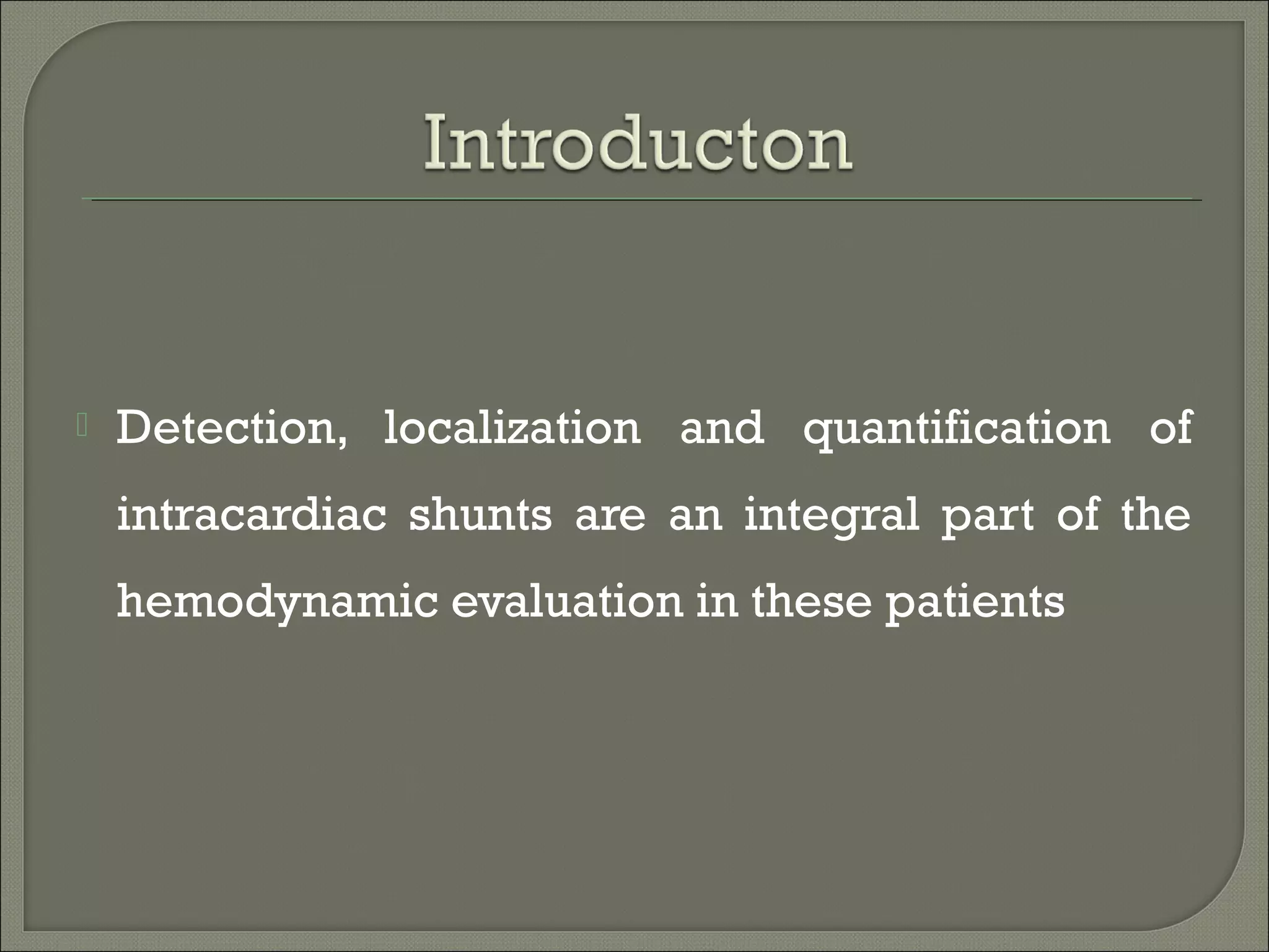 Intracardiac shunts | PPT