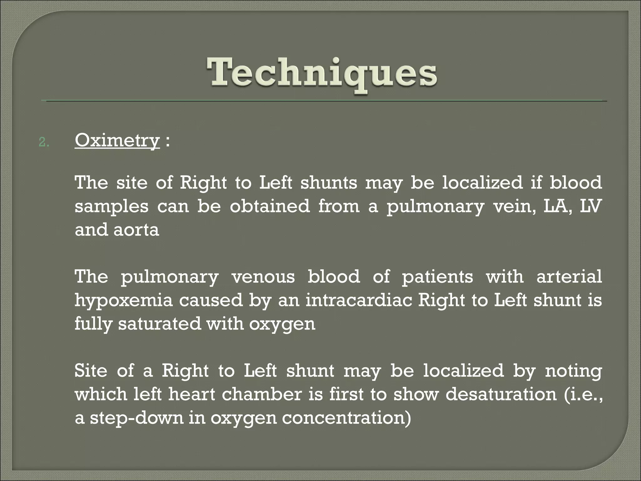 Intracardiac shunts | PPT