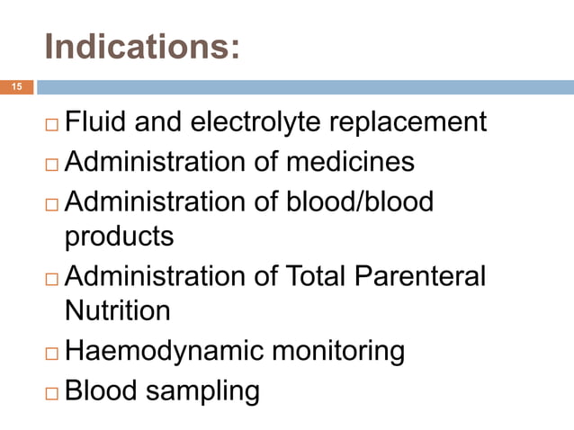 Intracatheters | PPTX | First Aid | Injuries