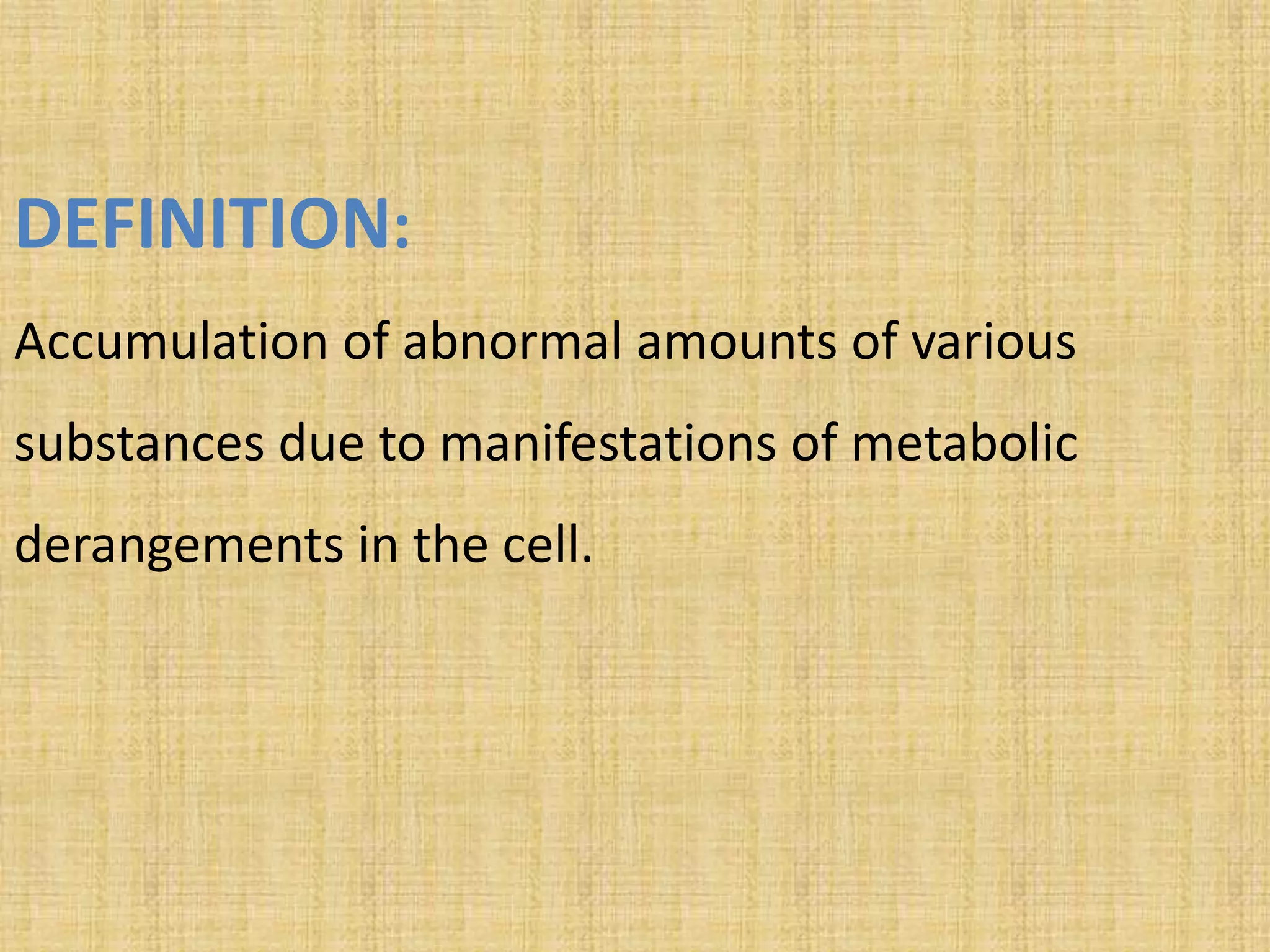 Intracellular accumulations ppt by dr usman nasir | PPTX