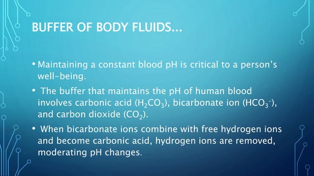 Intracellular and extracellular electrolytes, buffer solution and ...