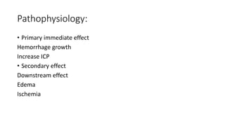 Intracerebral hemorrhage | PPTX