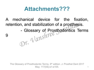 Intracoronal Attachments | PPTX