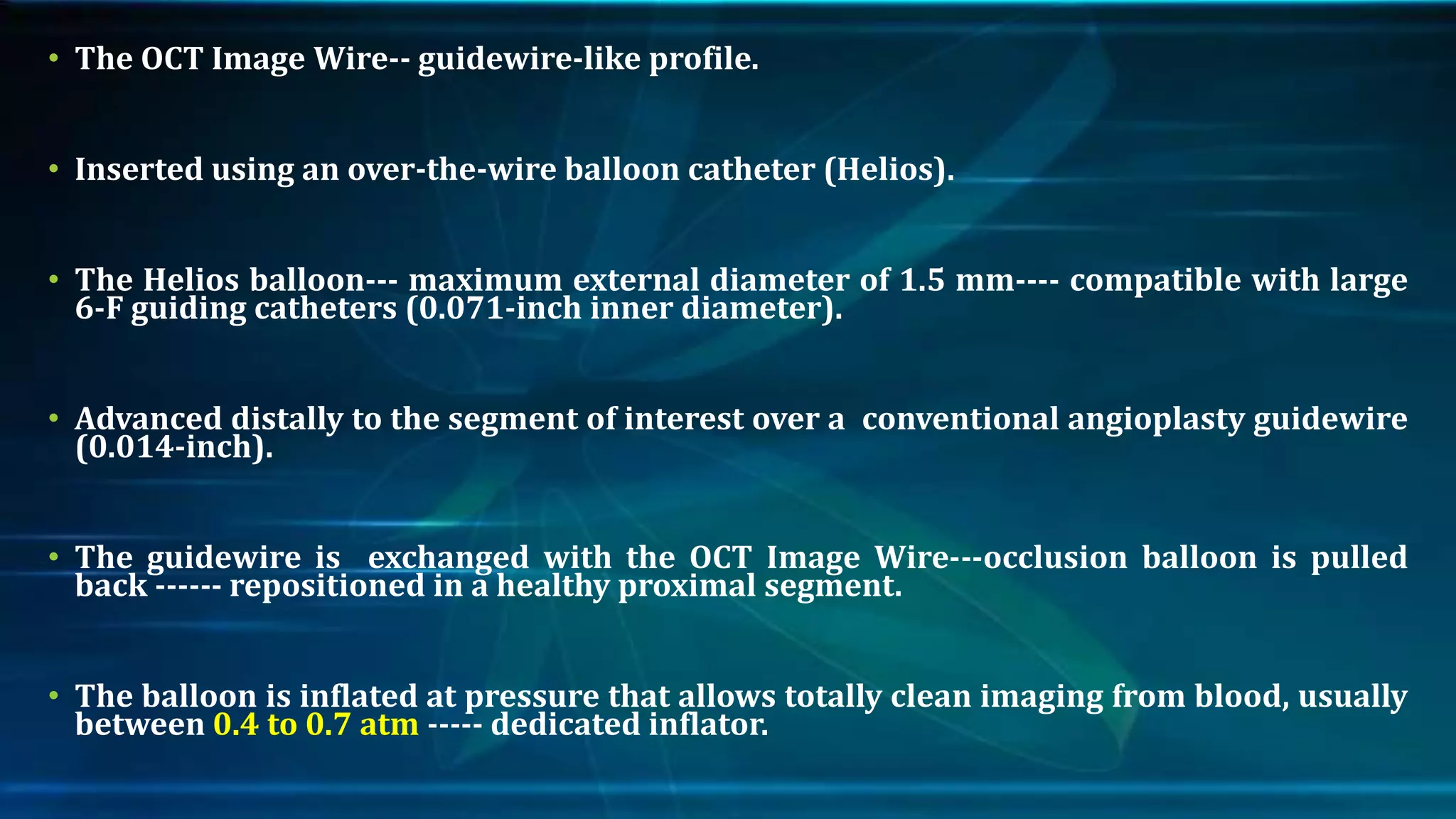 Intracoronary optical coherence tomography | PPTX