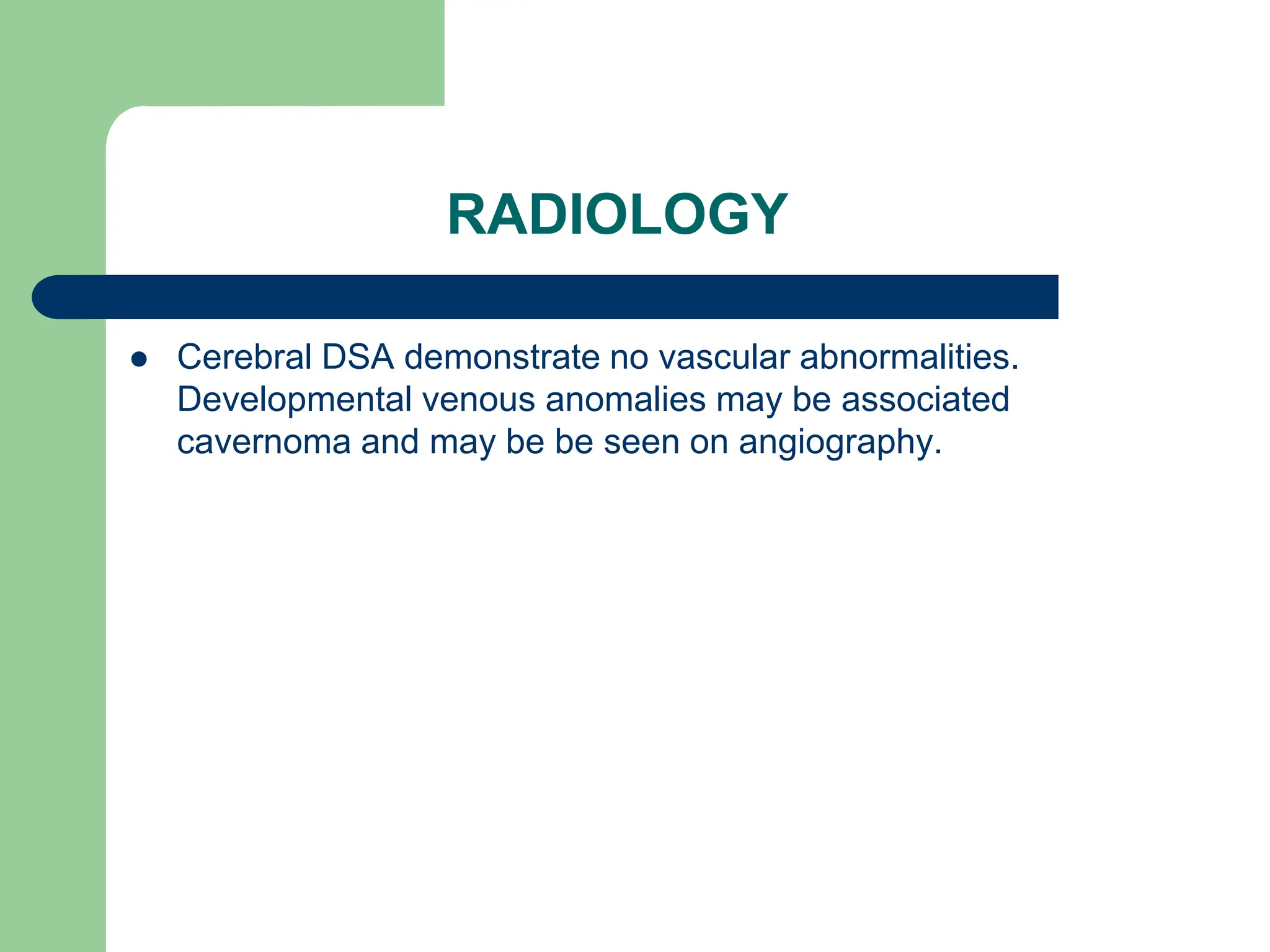cavernous intracranial brain lesion process | PPTX