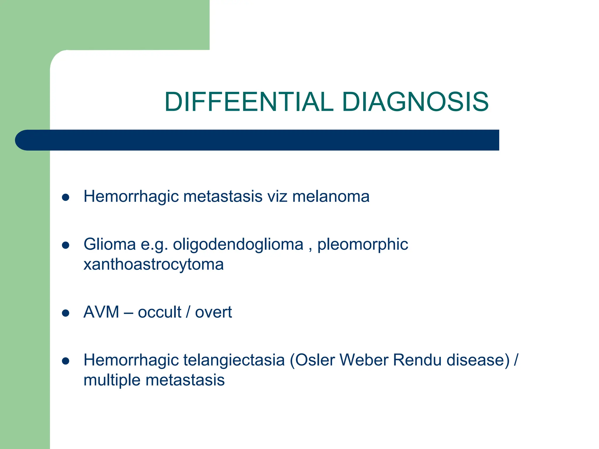 cavernous intracranial brain lesion process | PPTX
