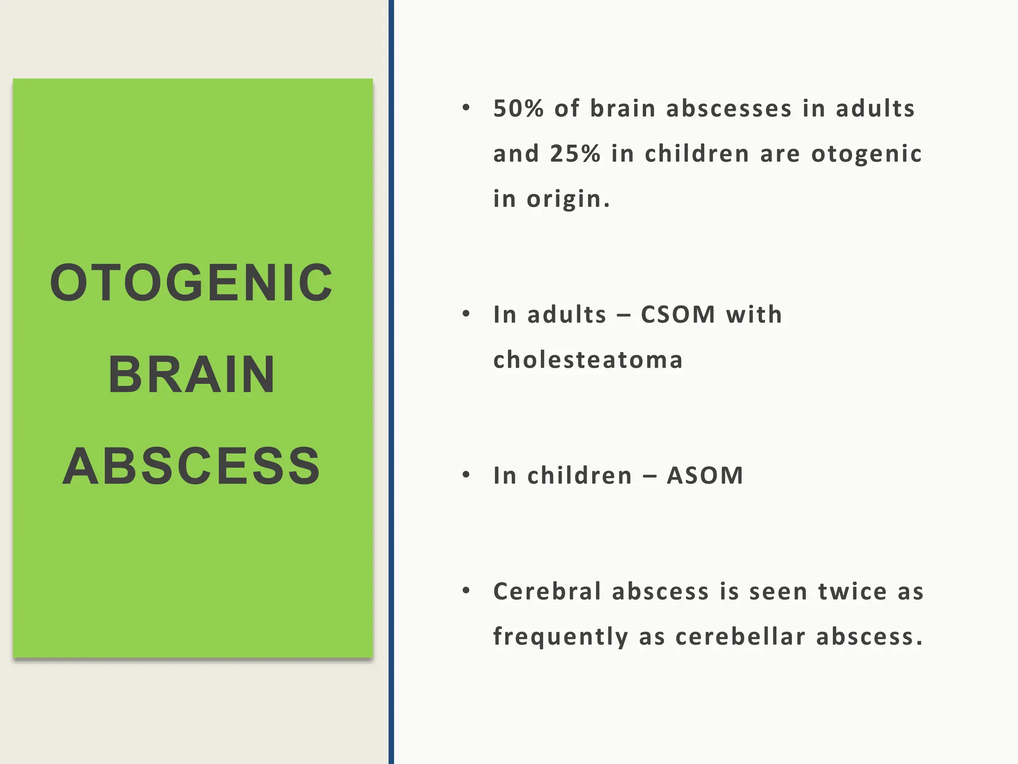 Presentation on intracranial complications of CSOM | PPTX