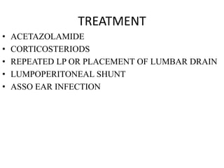 Intracranial complication of chronic suppurative otitis media | PPSX