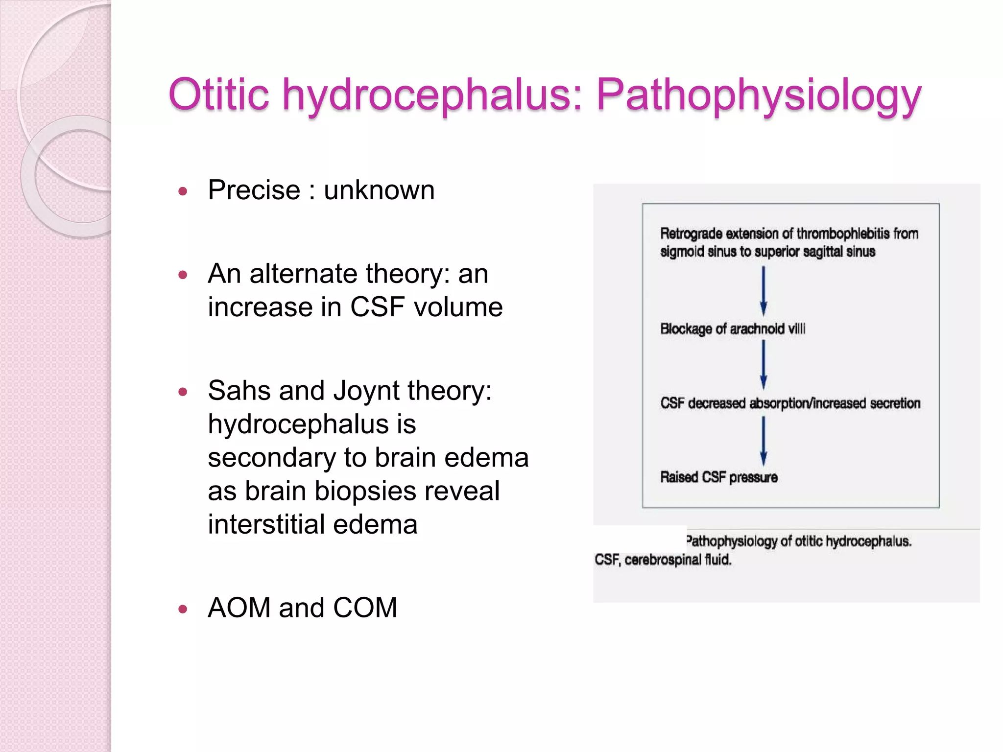 Intracranial complications of chronic otitis media | PPTX