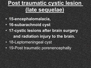 Intracranial cystic lesion DD introduction Dr Ahmed Esawy CT MRI part 1 ...
