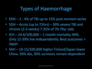 Intracranial haemorrhage | PPTX