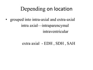 Intracranial hemorrhage | PPTX