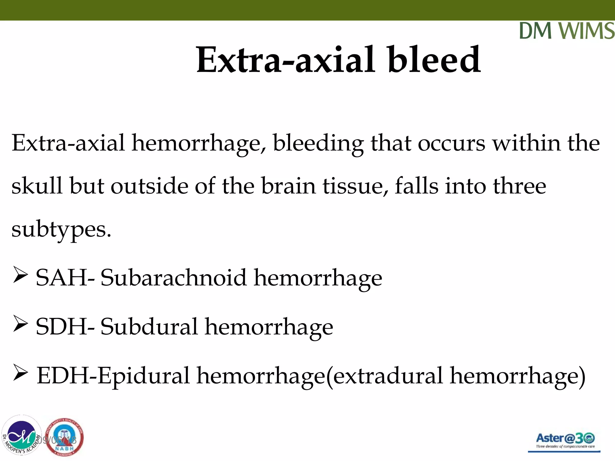 Intracranial hemorrhage,intracerebral Hemorrhage,Brain Bleed | PPT